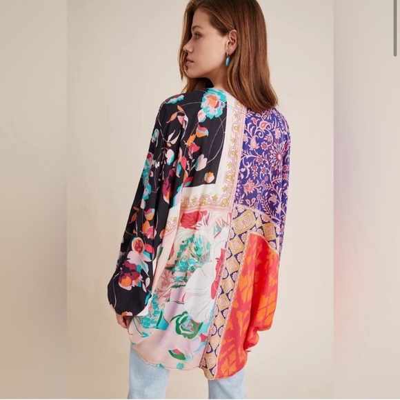 Anthropologie | Tops | Anthropologie Akemi Kin Titania Mixed Patchwork ...